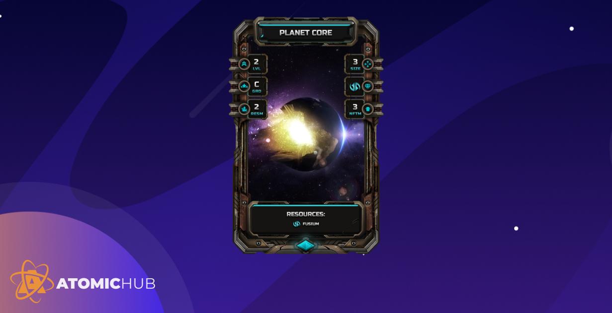 Planet core - AtomicHub