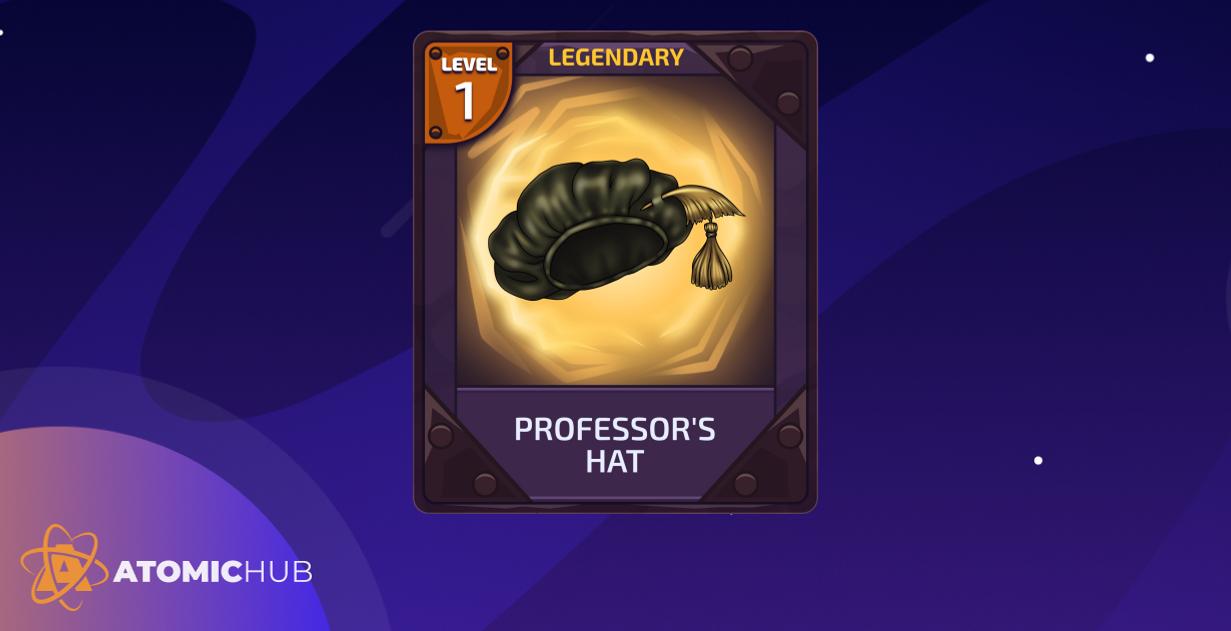 Professor's Hat - Legendary Level 1 - AtomicHub