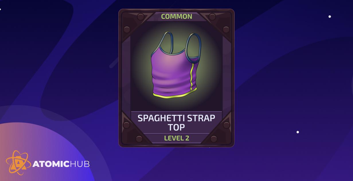 Spaghetti Strap Top – Level 2 - AtomicHub